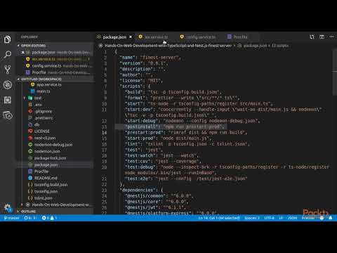 Learn Hands On Web Development with TypeScript and Nest js Build Nest js server for deploymnt ...