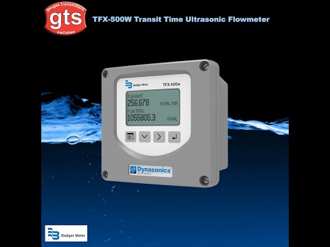 GTS Badger Meter TFX-500W Transit Time Ultrasonic Flowmeter