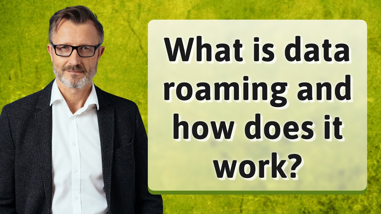 What is data roaming and how does it work?