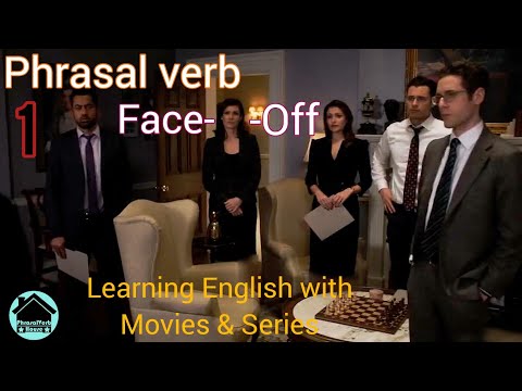 Face off a phrasalverb|one Me|Learning English with Mov & ser|Speaking English in daily conversation