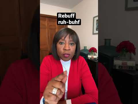 What is REBUFF? Pronunciation, VOCABULARY #shorts