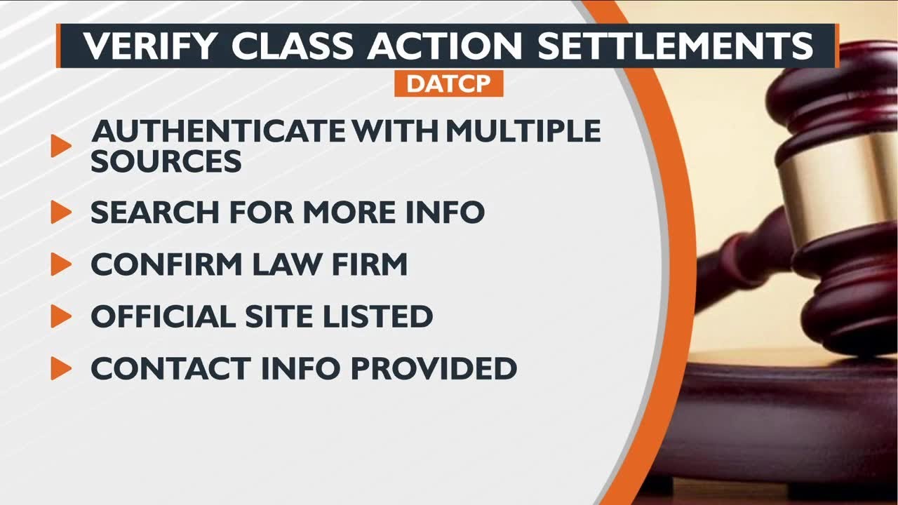 Spot the difference between scams and real class action settlements