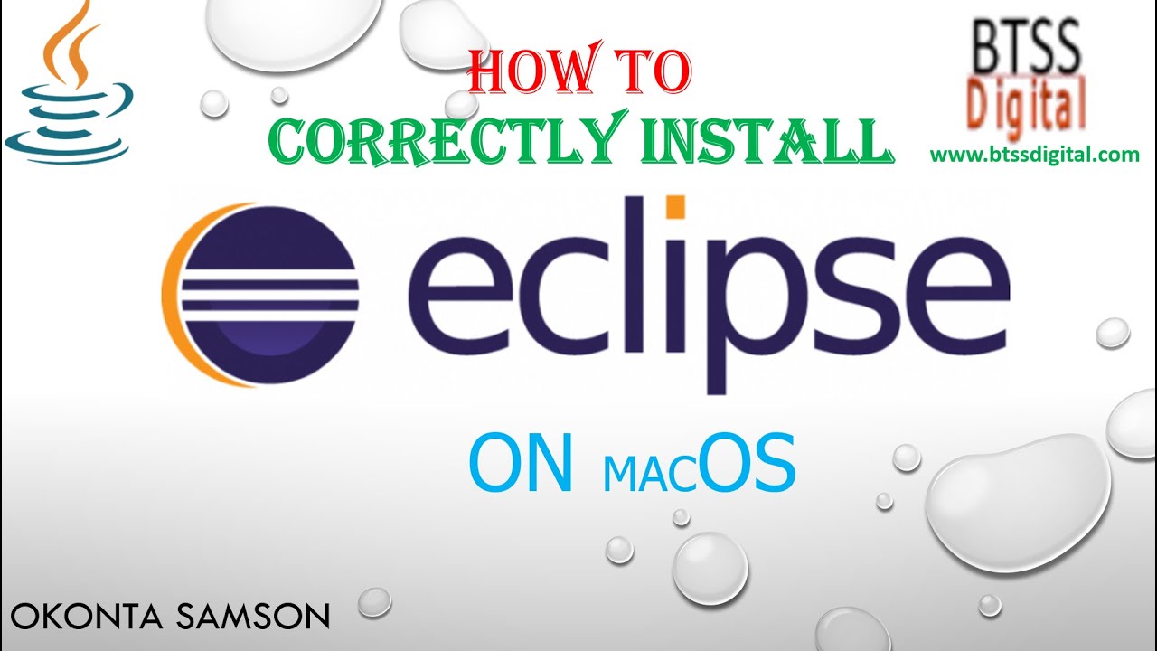 How to correctly install Eclipse IDE on MacOS/M1/M2/M3