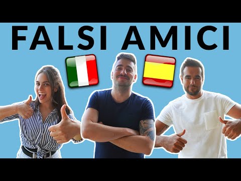 ATTENTION ⚠⚠⚠ FALSE FRIENDS between ITALIAN and SPANISH (with SUBS)
