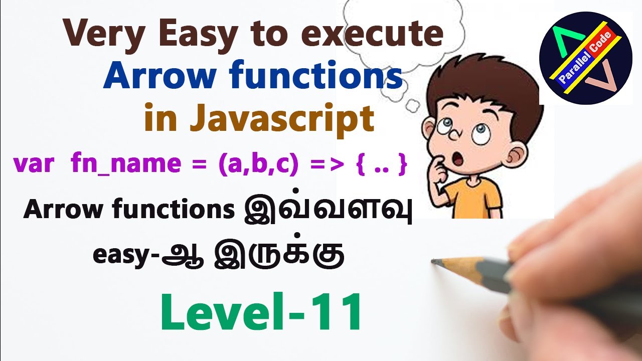 How to use arrow functions in javascript tamil | Javascript(js) tutorial in tamil | Arrow function