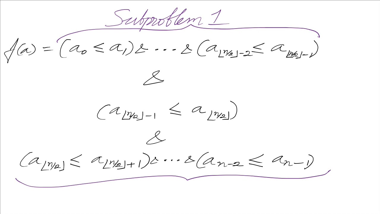 Ascending Order using Recursion