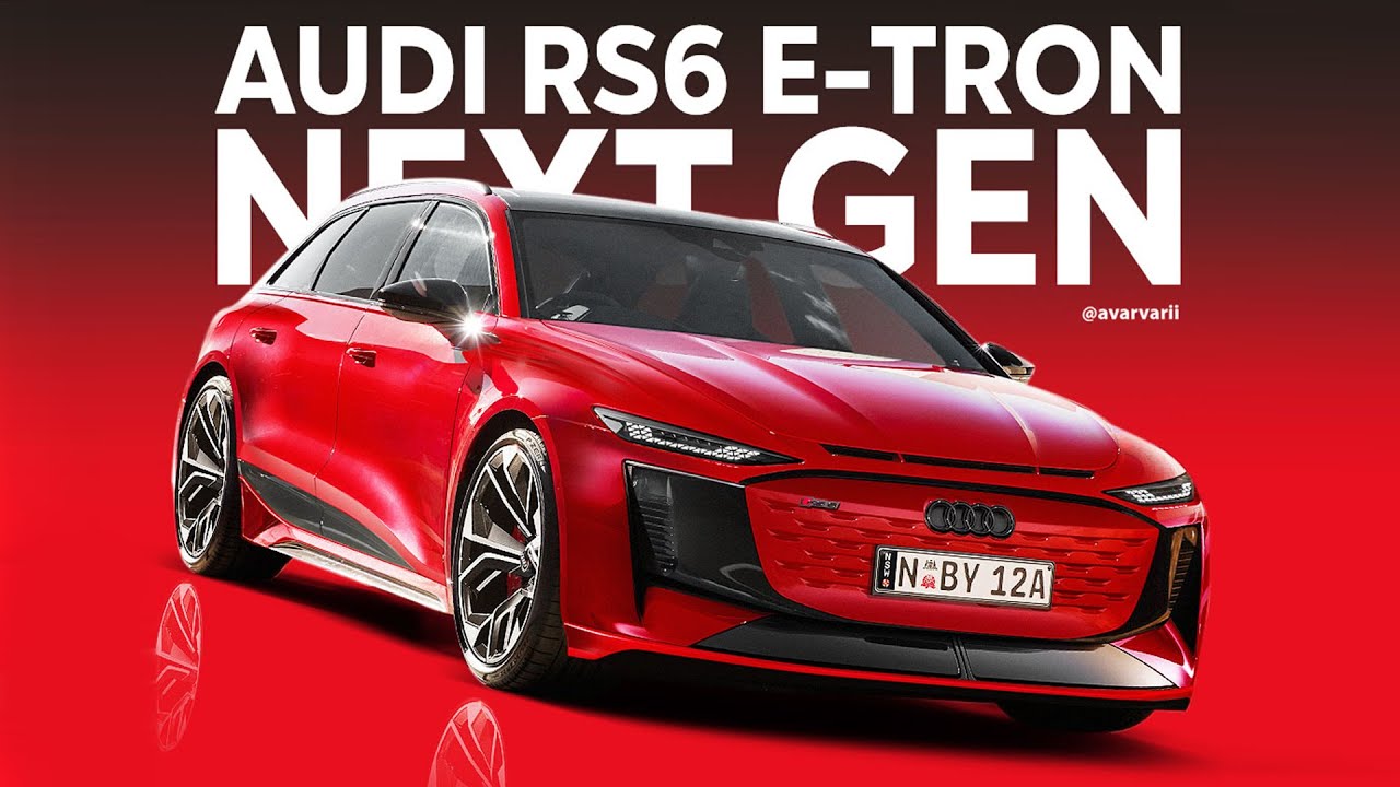 New 2026 Audi RS6 Avant Digitally Arrives With Tail-Happy Skills, EV ...