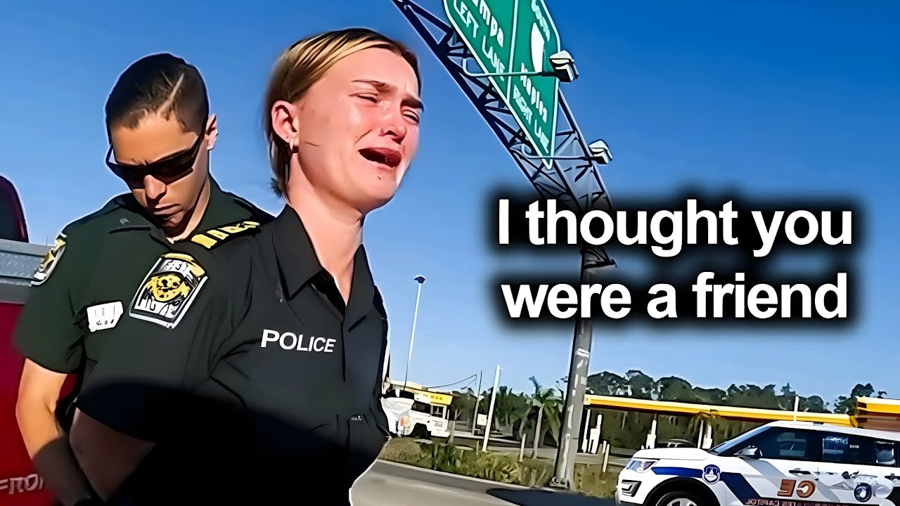 When Stupid Female Cop Ends Her Career In Seconds