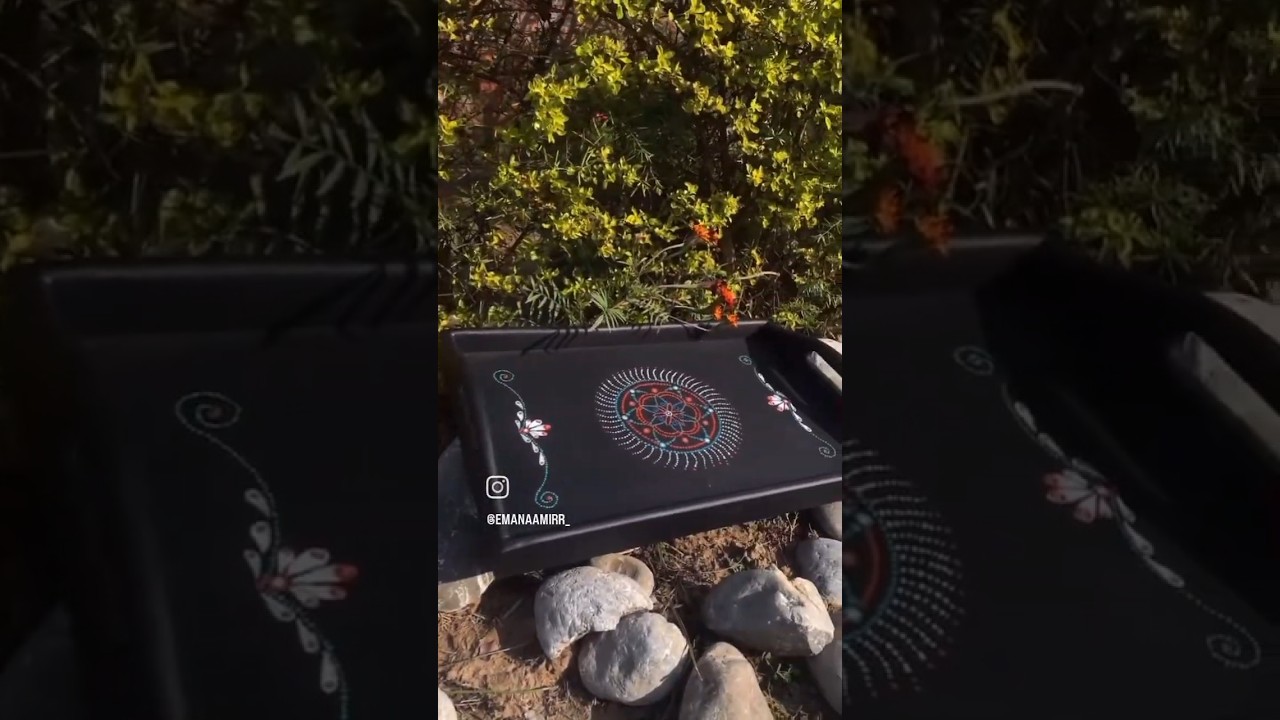 This piece is Aboriginal Dot Painting. By using the patterns and colours you can create anything 🌟