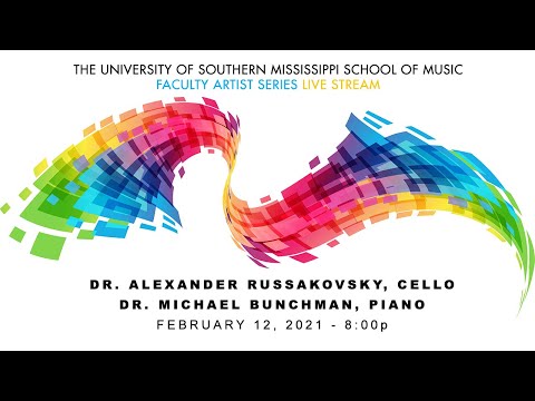 Faculty Artist Series presents Dr. Alexander Russakovsky, Cello & Dr. Michael Bunchman, piano
