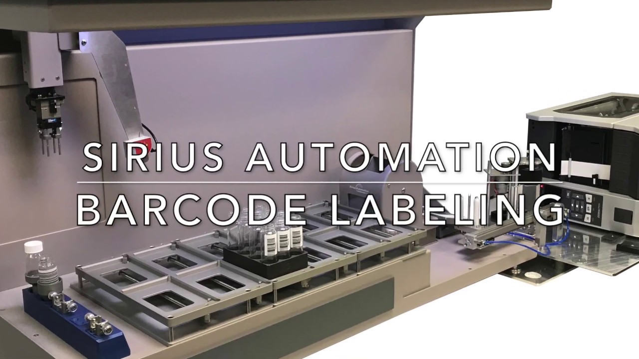 Sirius Automation Automated Barcode Labeling