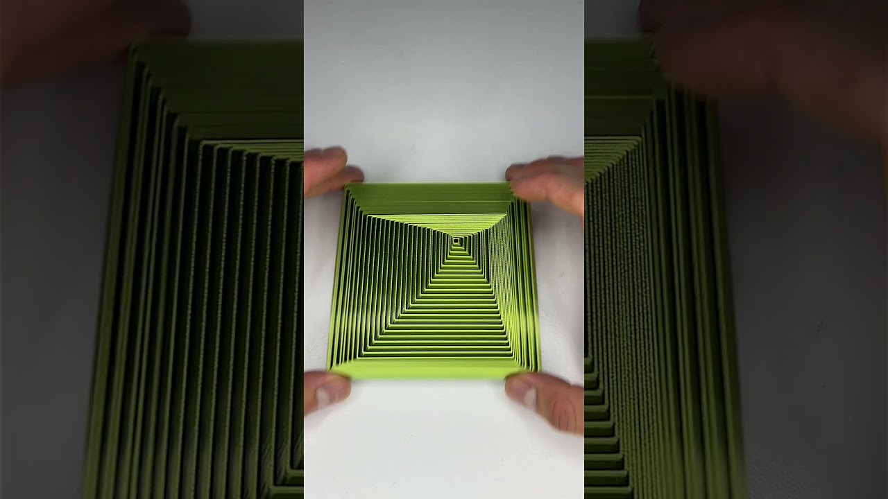 3D Printed Big Square Sensory Fidget