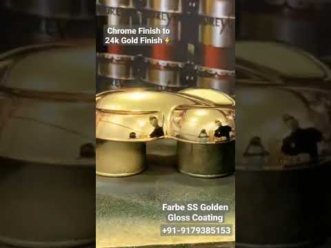 Amazing Chrome to Gold Solution - Farbe SS golden Gloss Gold Durable spray coating on chrome