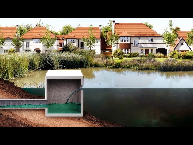 Retention Ponds Effectively Manage Urban Flooding While Enhancing ...