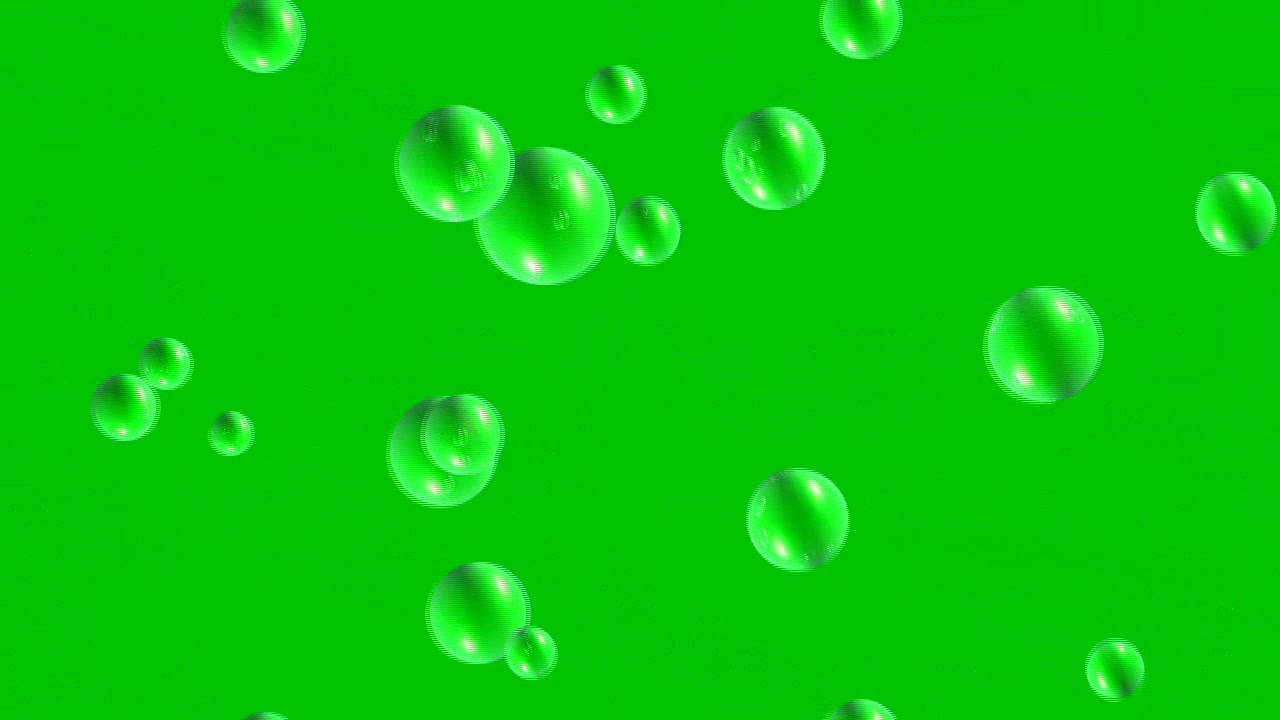 bubbles 2 green screen