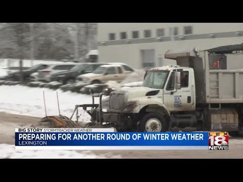 Lexington road crews prepare for another round of winter weather