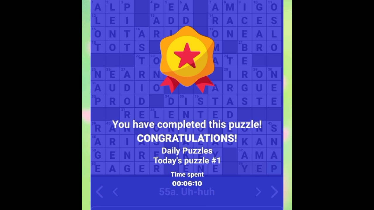 Double CROSSWORD PUZZLE