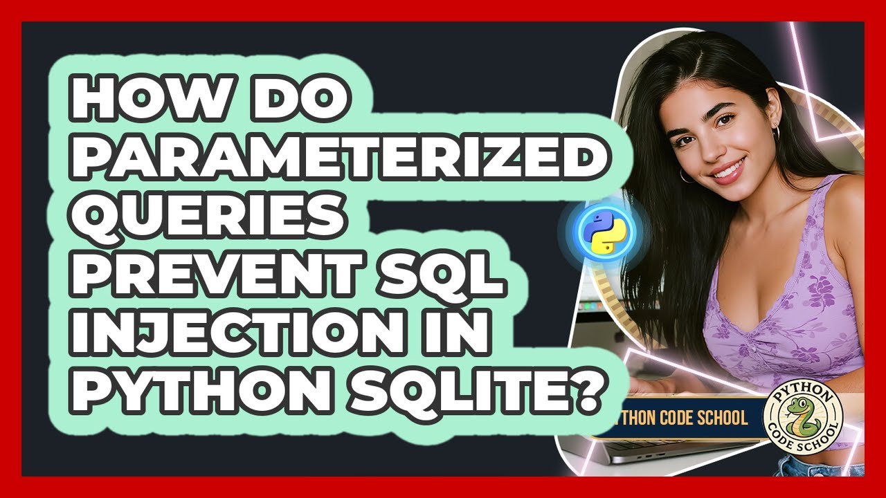 How Do Parameterized Queries Prevent SQL Injection In Python SQLite? - Python Code School