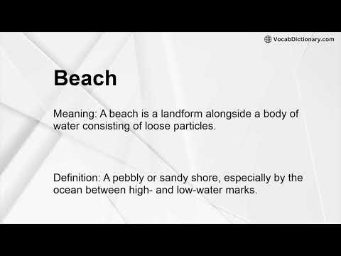 Beach Meaning