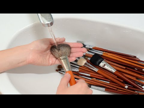 How To clean Makeup Brushes At Home DIY