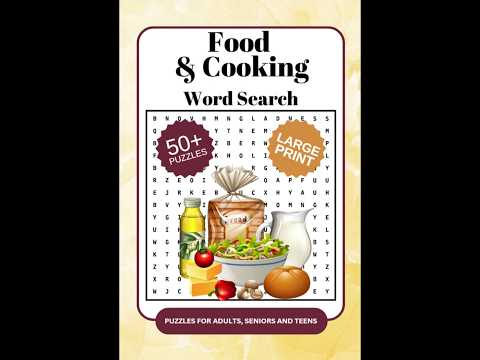 Food & Cooking Word Search Puzzle Book