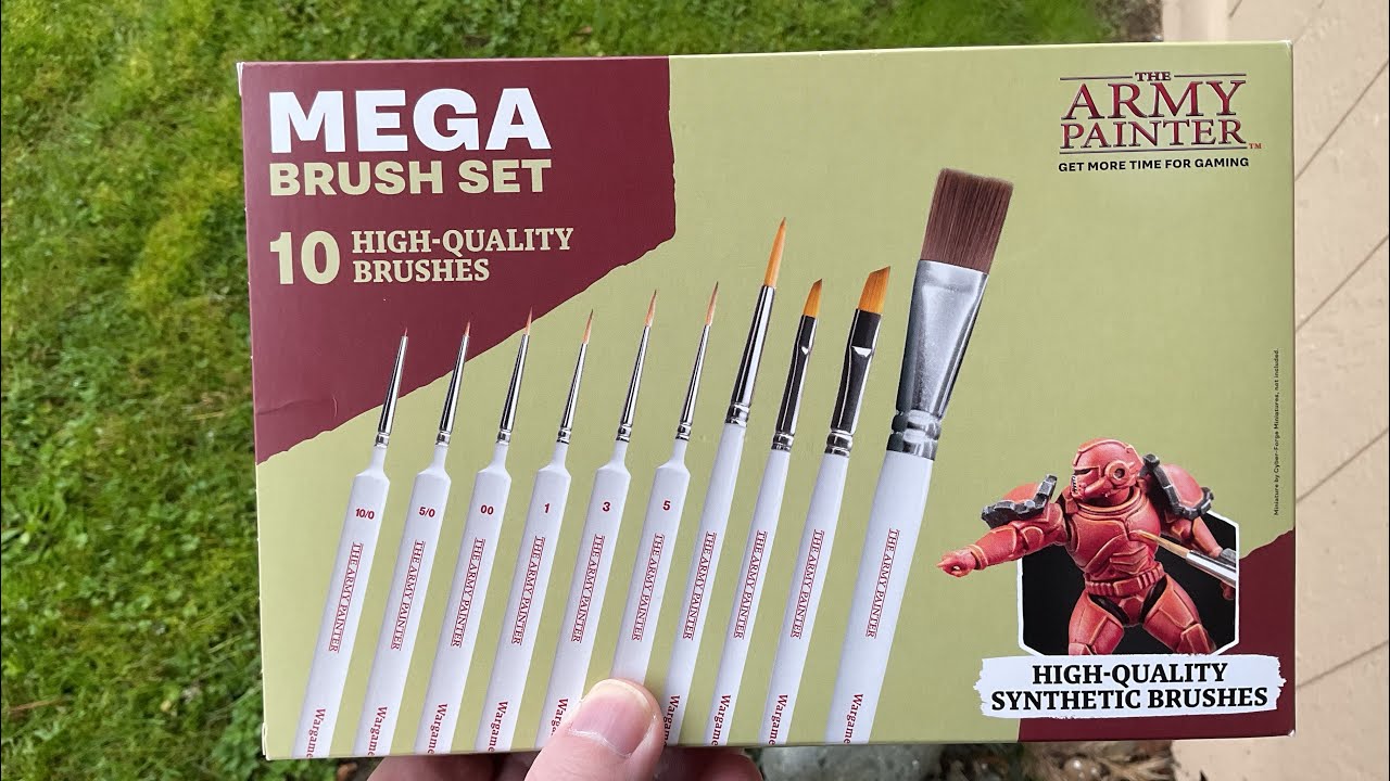Let's Talk About the New Army Painter Brushes