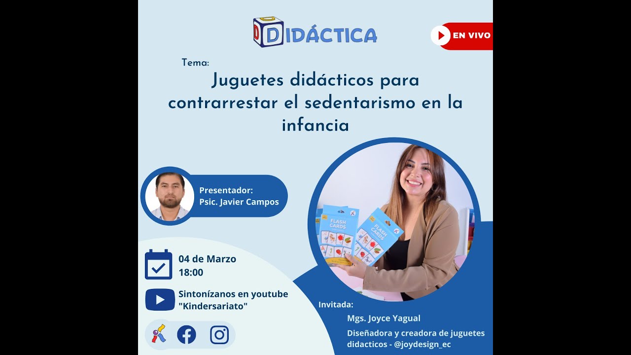 Juguetes didácticos para contrarrestar el sedentarismo en la infancia / Didáctica #2