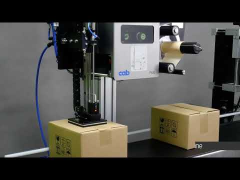 Reflex Labels - Online print and apply system (pneumatic label applicator)
