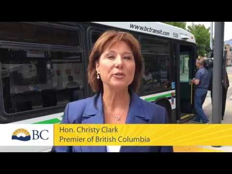 Canada and BC unveil details of BC Transit projects