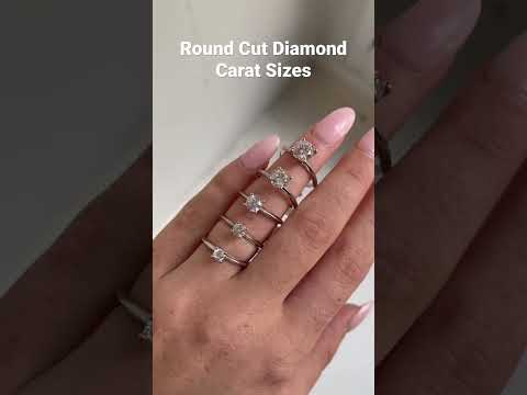 What’s your dream diamond carat size? #engagementring #jamesallen #shorts #diamondengagementring