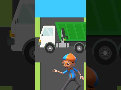 Garbage Truck Vehicles for Toddlers! #blippi #shorts