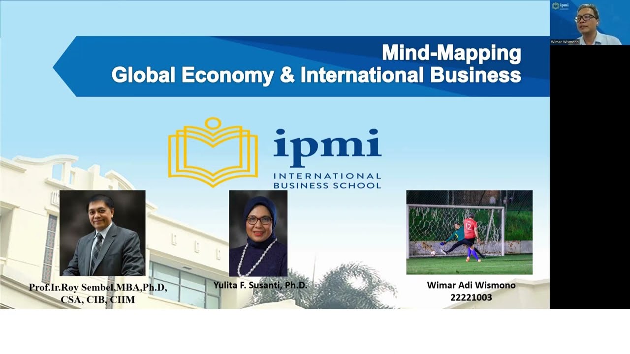 Global Economy and International Business Mind Map | IPMI EMBA Individual Mind Mapping | Wimar A. W.