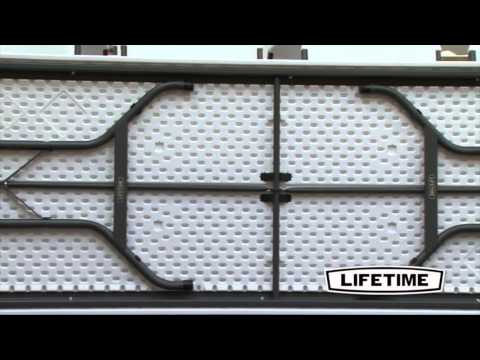 21 Lifetime® 8' Tables with Cart (80135 and 80136)
