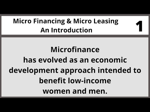 Microfinance Defined MBF704 LECTURE in Hindi Urdu 01