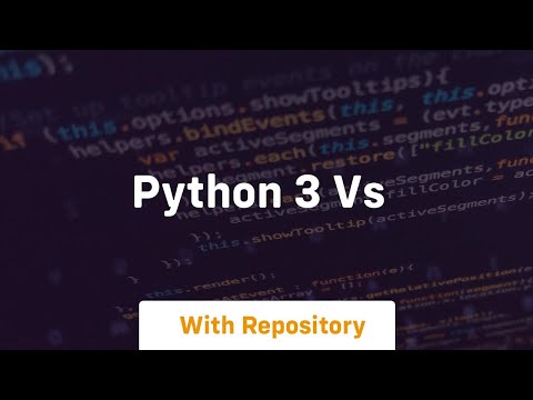 python 3 vs