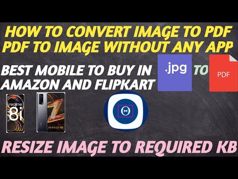 How To Convert Image To Pdf Without Any App // Resize Image #imageresizer #imagetopdf #jpgtopdf