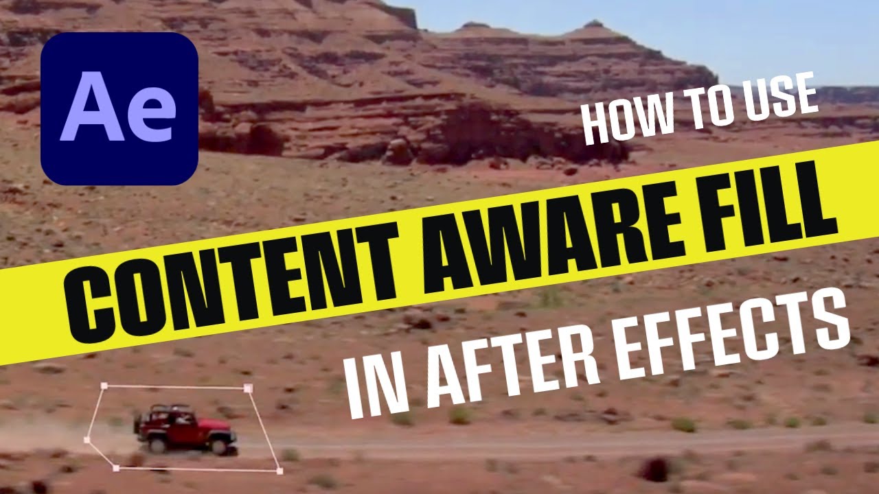 After Effects Content Aware Fill