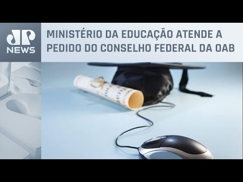 MEC mantém suspensão de novos cursos de graduação EAD em direito
