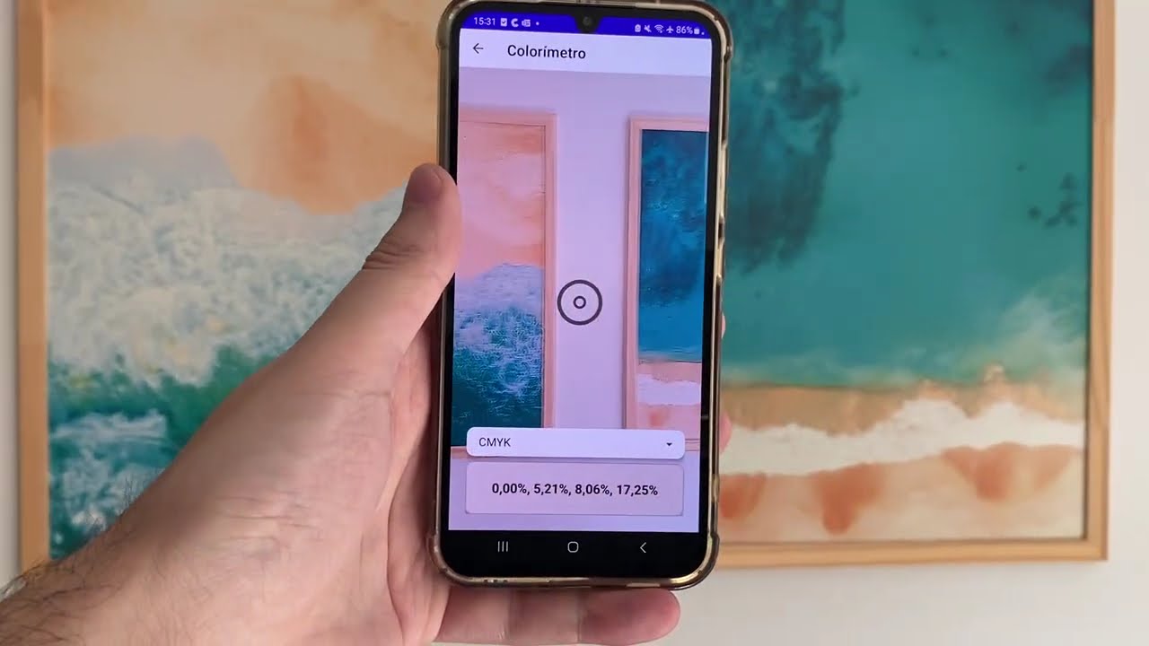 Color Analysis using smartphone camera Colorimeter