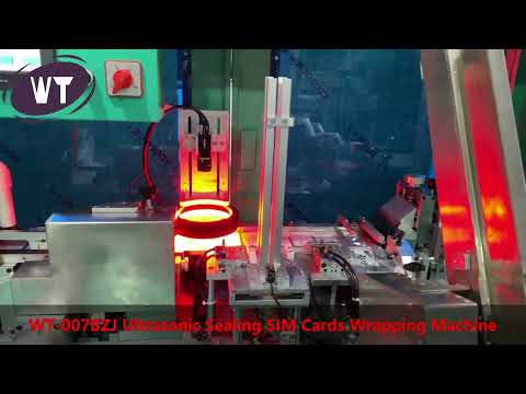 High-Efficiency SIM Card Wrapping Machine | WT-007BZJ Ultrasonic Sealing Solution