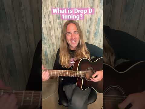 Drop D tuning? #guitarlesson #guitar #tuning #guitarteacher