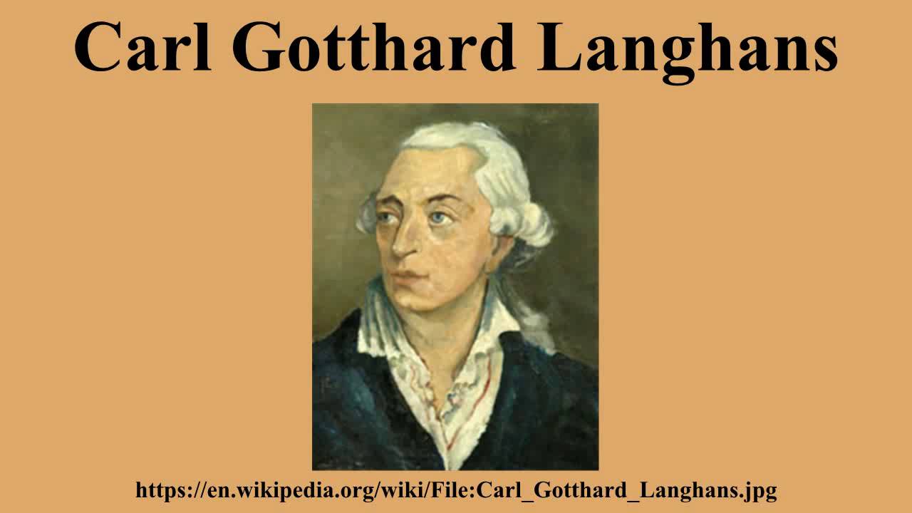 Carl Gotthard Langhans