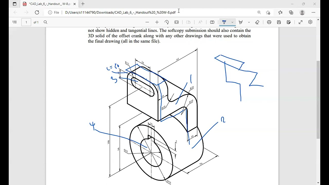 MM101 CAD LAB 6 DEMONSTRATION pt 1