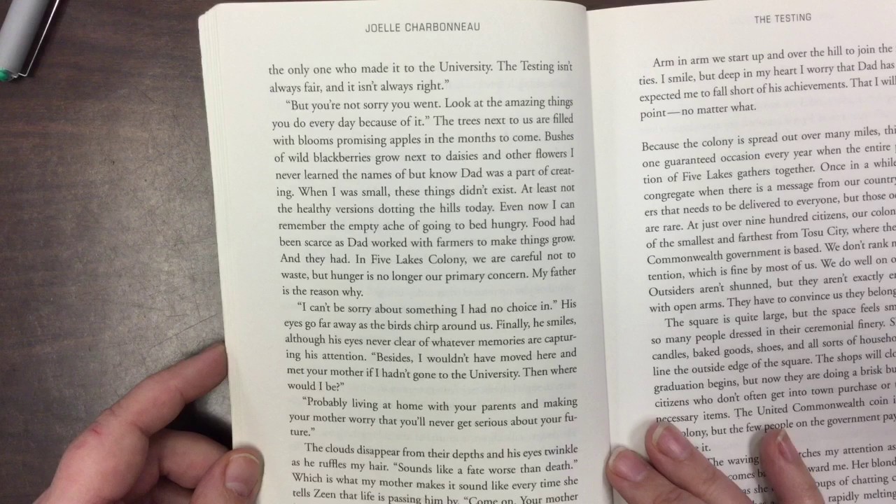 The Testing, Chapter 1