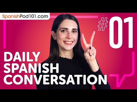 learn how to use the verb that means "to have" to show existence | Daily Spanish Conversations #01