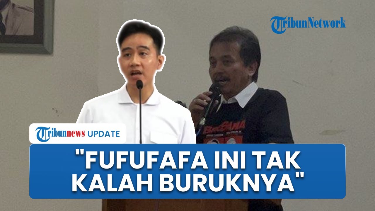 Roy Suryo Sindir Gibran Tak Kalah Buruknya dengan Jokowi: Sama-sama ...