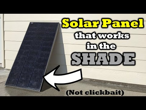 FINALLY! A Solar Panel DESIGNED For Shading Performance! Optivolt 100w Solar Panel - TESTED