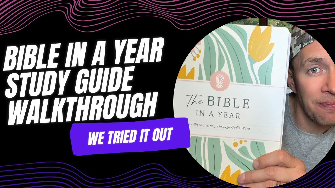 The Bible in a Year A 52-Week Study Spiral Bible Study Guide - We tried it out.