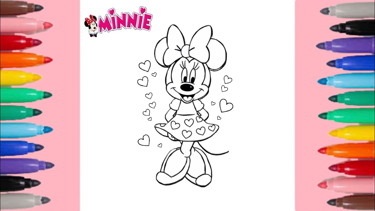 Minnie Mouse Coloring Pages | Minnie Mouse 💖