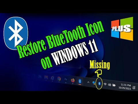 Recover the Missing Bluetooth Icon in Windows 11's Notification Area